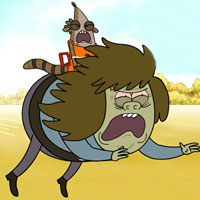 Regular Show: Ride ‘Em Rigby Oyunu Oyna
